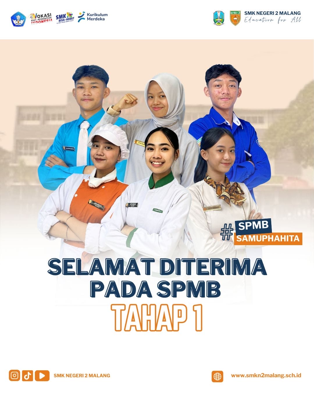 Pengumuman SPMB Tahap I SMKN 2 Malang Tahun 2025 dan Syarat Daftar Ulang - SMK Negeri 2 Malang